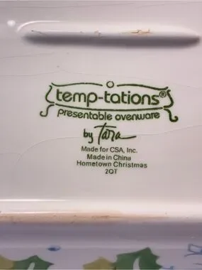 Temp-Tations | Kitchen | Temptations Hometown Christmas Rectangular ...